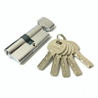 China Silver Single Cylinder Lock 70mm Lock Cylinder With Brass Pins Or Iron Pins for sale