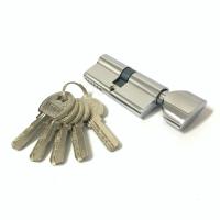 China Silver Single Cylinder Lock 70mm Lock Cylinder With Brass Pins Or Iron Pins for sale