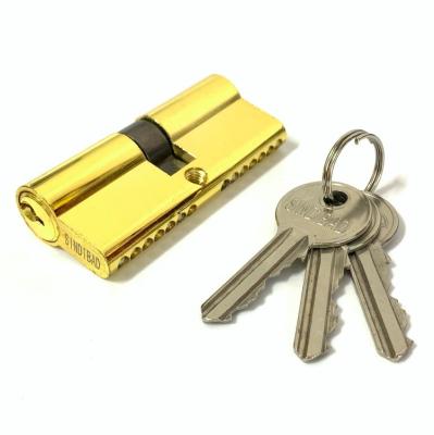 China Double Open Zinc Cylinder Lock Euro Customized Barrel Locks 70mm for sale