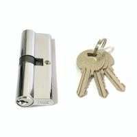 China Custom Size Zinc Cylinder Lock 90mm Euro Lock With Brass Or Iorn Key for sale