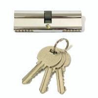China Custom Size Zinc Cylinder Lock 90mm Euro Lock With Brass Or Iorn Key for sale