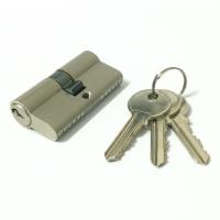 China 60mm Brass Lock Cylinder Customized Double Lock Cylinder Brass Material for sale