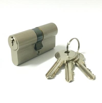 China 60mm Brass Lock Cylinder Customized Double Lock Cylinder Brass Material for sale