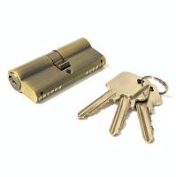 China Brass Euro Cylinder Lock 70mm Double Sided Cylinder Lock Customized for sale