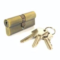 China Brass Euro Cylinder Lock 70mm Double Sided Cylinder Lock Customized for sale