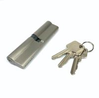 China 120mm Door Lock Cylinder Silver Double Euro Cylinder Custom Size for sale