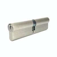 China 120mm Door Lock Cylinder Silver Double Euro Cylinder Custom Size for sale