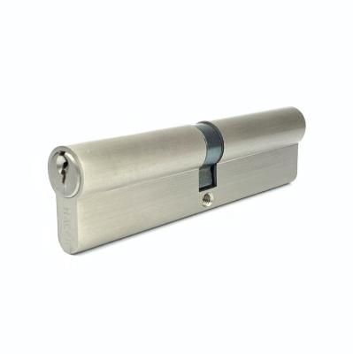 China 120mm Door Lock Cylinder Silver Double Euro Cylinder Custom Size for sale