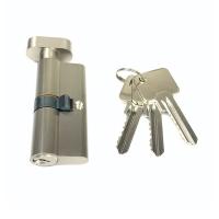 China 70mm Euro Cylinder Lock Brass Euro Profile Single Cylinder Lock for sale