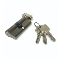China 70mm Euro Cylinder Lock Brass Euro Profile Single Cylinder Lock for sale