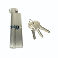 China Silver Single Euro Cylinder Lock 110mm Euro Cylinder With Stainless Springs for sale
