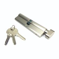 China Silver Single Euro Cylinder Lock 110mm Euro Cylinder With Stainless Springs for sale