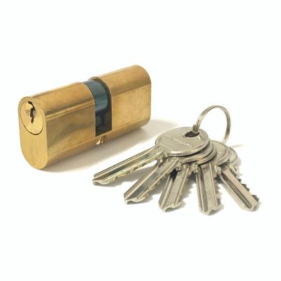 China Brass Oval Cylinder Lock Big Cylinder Lock Replacement 65mm for sale