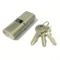 China 75mm Oval Profile Cylinder Lock Brass Key Lock Cylinders Big for sale