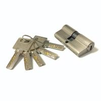 China Custom Size Aluminum Brass Cylinder 60mm Door Barrel Lock With Keys for sale