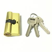 China Double Open Aluminum Brass Cylinder Custom Size Double Barrel Locks 60mm for sale