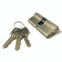 China 60mm Double Barrel Door Lock Aluminum Door Barrel Locks With Brass Core for sale