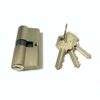 China 60mm Double Barrel Door Lock Aluminum Door Barrel Locks With Brass Core for sale