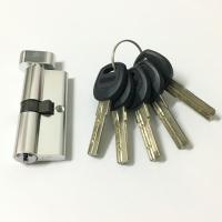 China Brass Aluminum Door Lock Cylinder Single Open 70mm Cylinder Door Lock Custom Size for sale