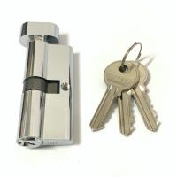 China Single Open Aluminum Brass Cylinder Custom Size Door Lock Barrel 70mm for sale