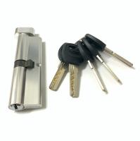 China 100mm Aluminum Brass Cylinder Customized Keyed Cylinder Lock for sale