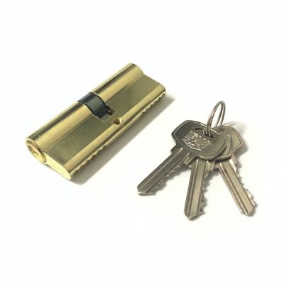 China Double Open Zinc Brass Cylinder Customized 80mm Cylinder Lock for sale