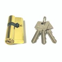 China Zinc Brass Double Cylinder Golden Cylinder Lock Replacement Customized for sale
