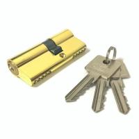 China Zinc Brass Double Cylinder Golden Cylinder Lock Replacement Customized for sale
