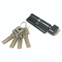 China Black Zinc Brass Cylinder Euro Profile Door Cylinder Replacement With Brass Core for sale