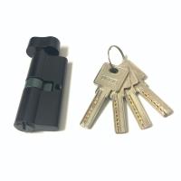 China Black Zinc Brass Cylinder Euro Profile Door Cylinder Replacement With Brass Core for sale
