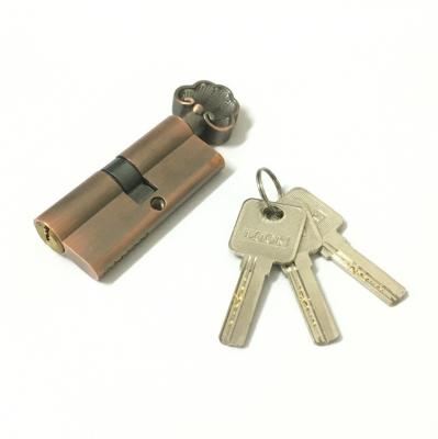 China SN CP GP SB AB MAB AC Euro Profile Single Cylinder Zinc Alloy Door Lock Replacement With Brass Core for sale