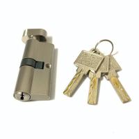 China Single Open Zinc Brass Cylinder Custom Size 70mm Lock Barrel for sale
