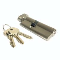 China 75mm Euro Profile Cylinder Locks Brass Single Cylinder Lock Customized for sale