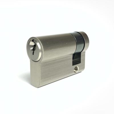 China Customized Euro Profile Half Cylinder 40mm 45mm 50mm 55mm 60mm Brass Cylinder Lock for sale