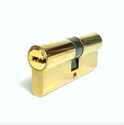 China 70mm Iron Brass Cylinder Double Open Key Lock Cylinder Customized for sale