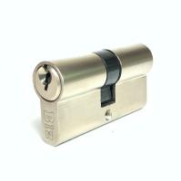 China Iron Double Key Cylinder Customized Door Cylinder Lock Replacement 60mm for sale