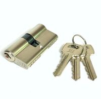 China Iron Double Key Cylinder Customized Door Cylinder Lock Replacement 60mm for sale