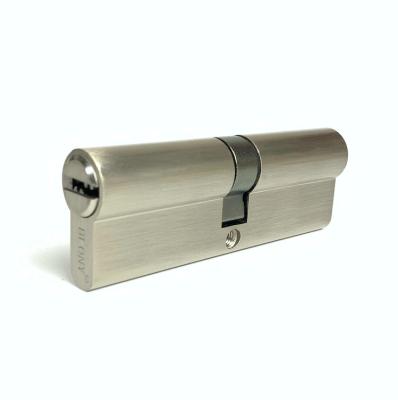 China Double Open Zinc Brass Cylinder Euro Profile 90mm Cylinder Lock for sale