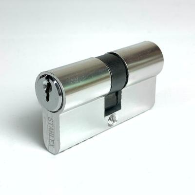 China Customized Aluminum Cylinder Lock 60mm Euro Barrel Lock SN CP SB AB MAB AC Finish for sale