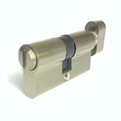 China 60mm Brass Cylinder Lock Privacy Bathroom Barrel Lock For WC for sale