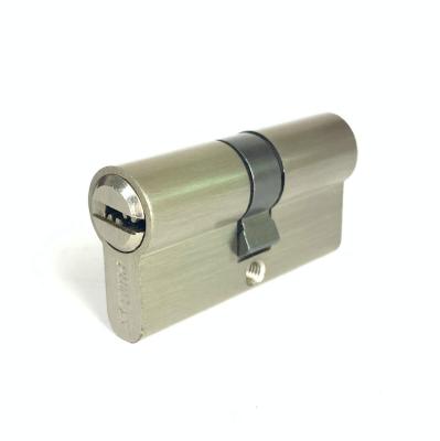 China Double Open Security Cylinder Lock Silver Door Lock Cylinder 60mm for sale