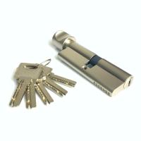 China 85mm Brass Cylinder Lock Single Open Cylinder Door Locks Silver for sale
