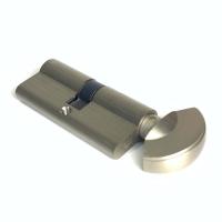 China Brass Bathroom Door Lock Cylinder 70mm WC Cylinder SN CP SB AB MAB AC Finish for sale
