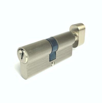China 70mm Brass Cylinder Lock Customized Single Thumbturn Cylinder for sale