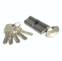 China Customized Single Open Cylinder SN CP GP SB AB MAB AC BLACK Euro Cylinder 70mm With Brass Core for sale