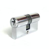 China 54mm Keyway Cylinder Brass Double Cylinder Locks Custom Size for sale