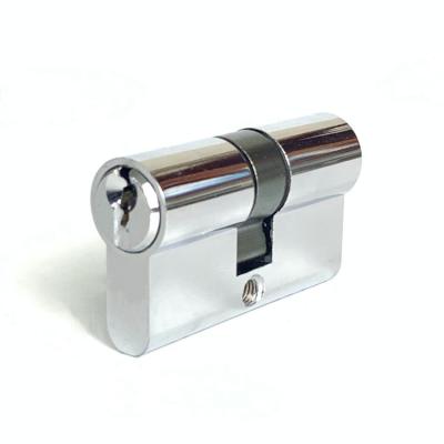 China 54mm Keyway Cylinder Brass Double Cylinder Locks Custom Size for sale
