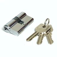 China 54mm Keyway Cylinder Brass Double Cylinder Locks Custom Size for sale