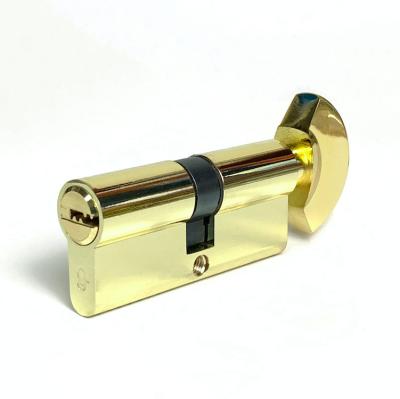 China 70mm Single Profile Cylinder SN CP GP SB AB MAB AC Black Finish Single Thumbturn Cylinder for sale