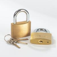 China Medium Thick High Security Padlock 20mm 25mm 30mm 40mm 50mm 60mm 70mm Brass Pad Lock for sale